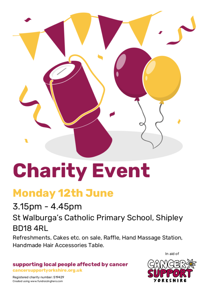 St Walburga’s Big Brew Charity Event – Cancer Support Yorkshire